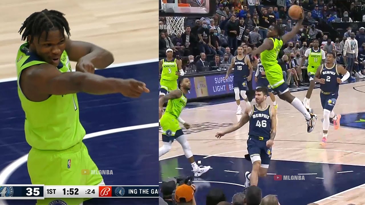 NBA: Ależ poleciał! Niesamowity wsad Anthony’ego Edwardsa - PROBASKET